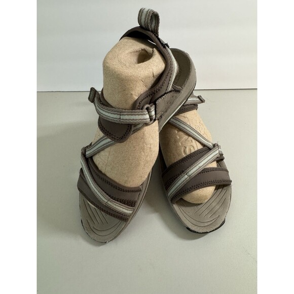Abeo | Shoes | Abeo Womens Bio System Dunes H2 Strappy Sandals Brown ...